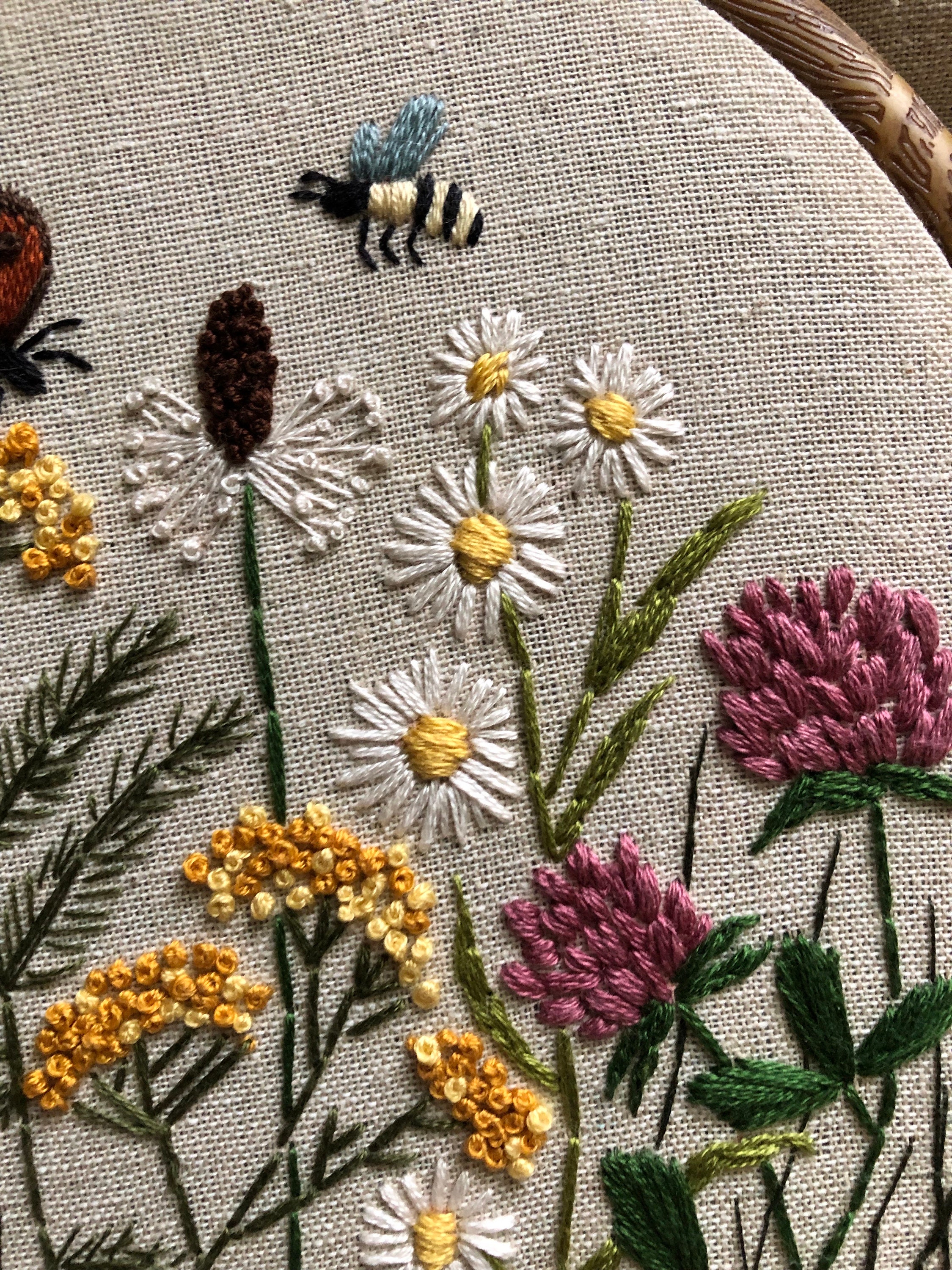 Wildflower Meadow Embroidery Pattern – Floral Design (PDF Pattern) - Etsy