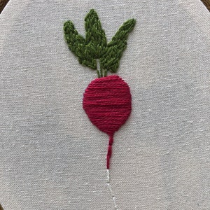 Veggies Hand Embroidery Pattern PDF Download, Garden Vegetable Food ...