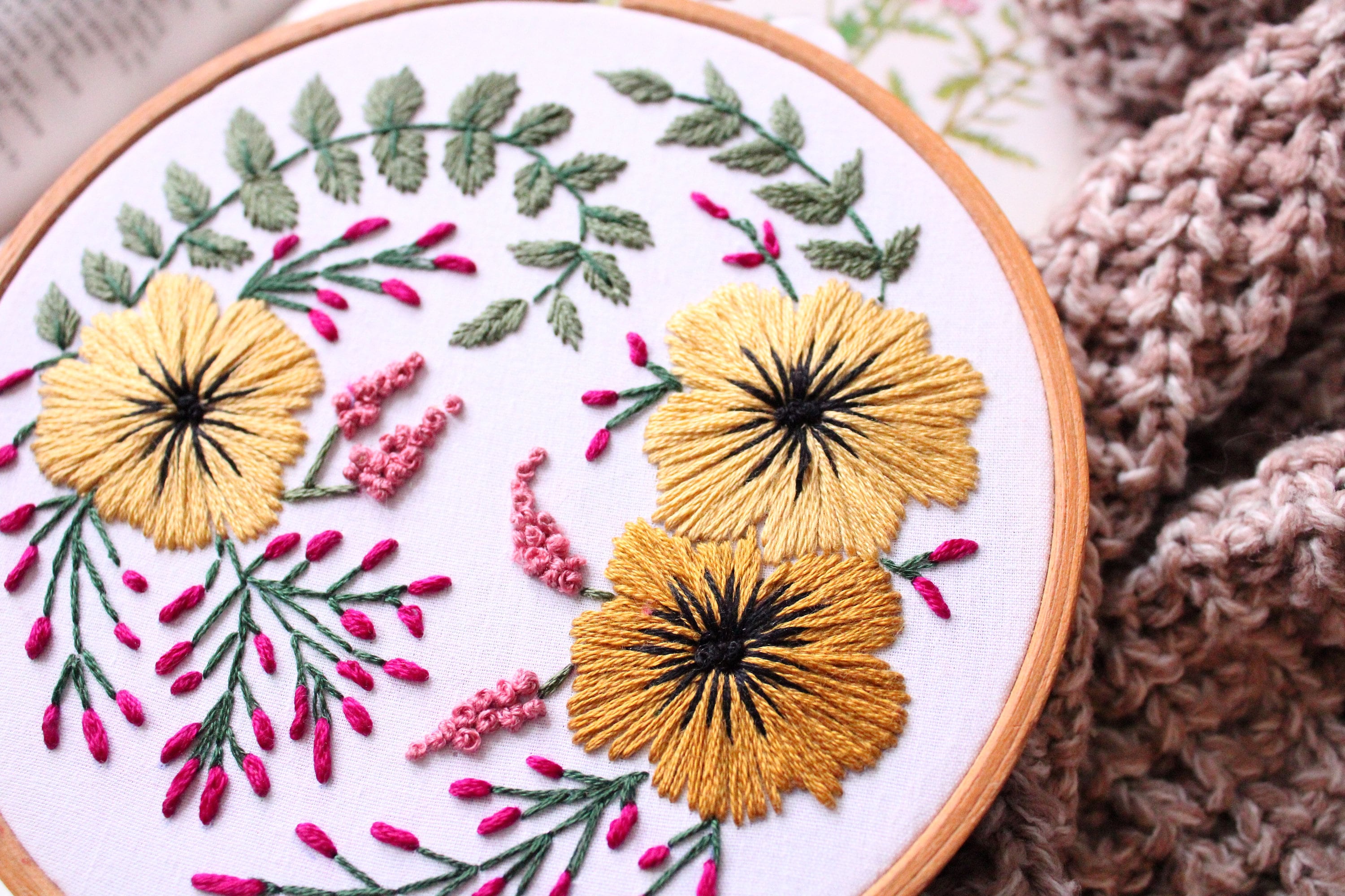 Embroidery Bundle 3 PDF Pattern Set Embroidery Patterns for - Etsy