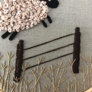 Sheep Hand Embroidery Pattern, Digital Download Embroidery, Animals ...