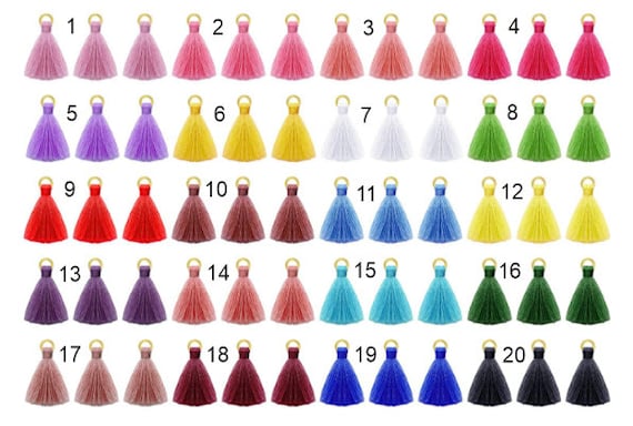 Weddings Double sided charms on loop Mimosa Glass Name Tag for Bridal ...