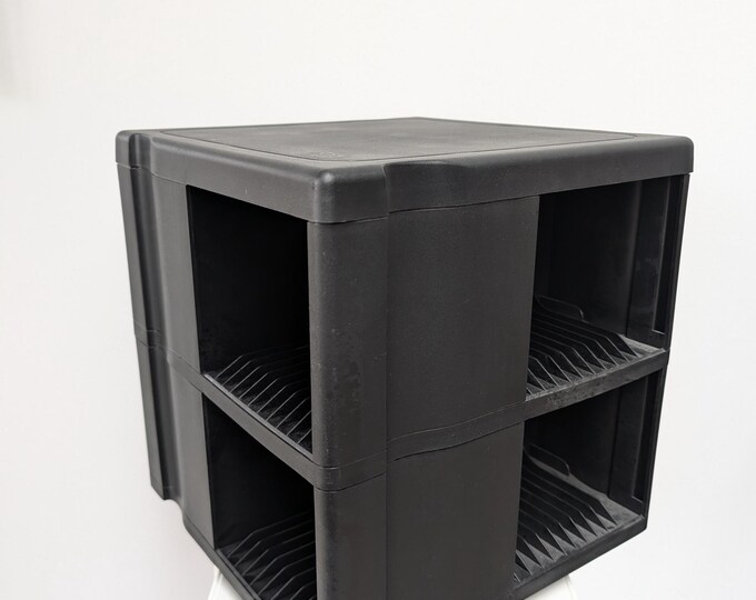 Vintage POSTMODERN Design by ALPHA Carousel CD Storage Rack From the ...