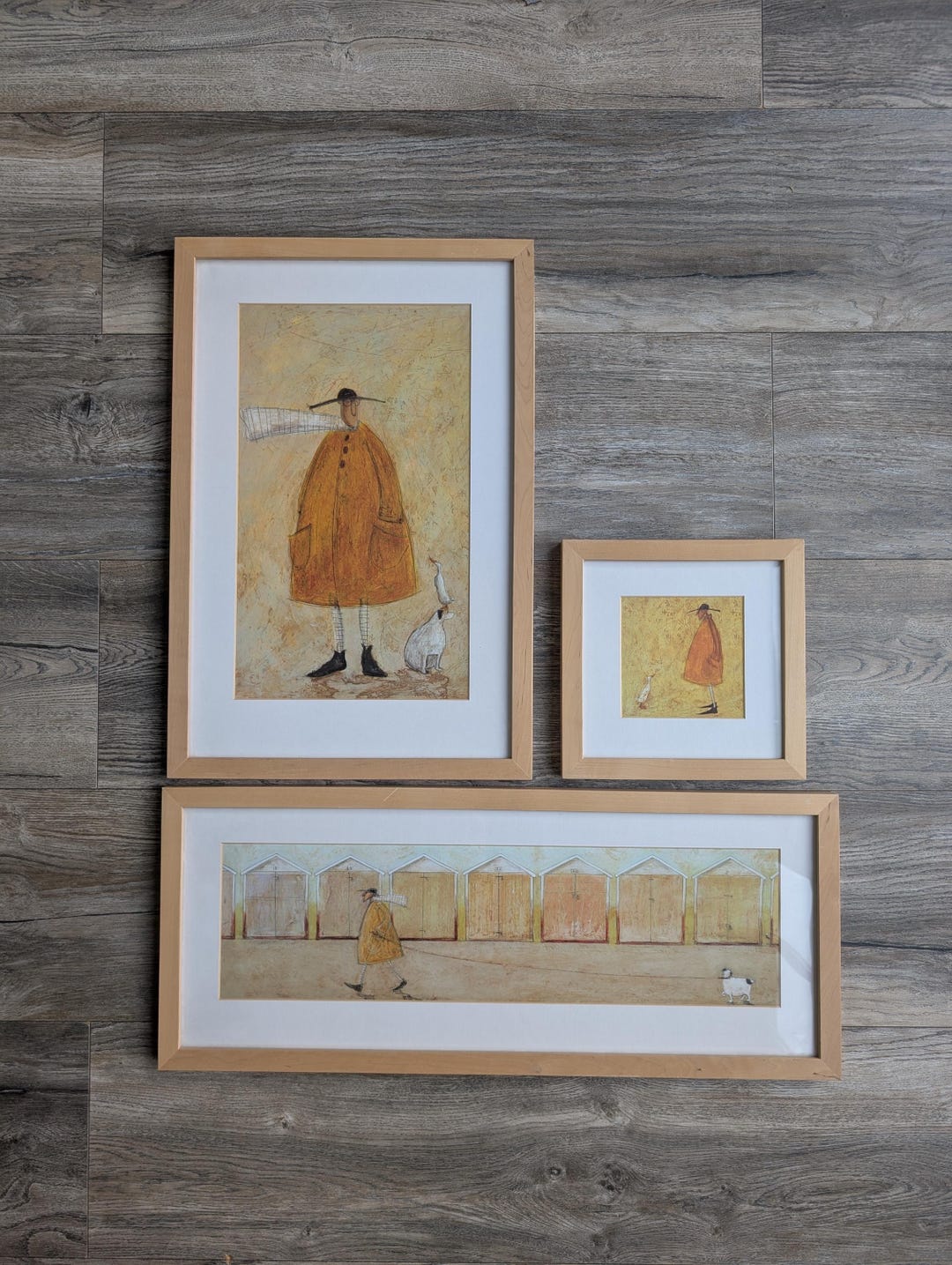 Set of 3 Vintage IKEA DAM TOFT Framed Wall Decoration From the 90s - Etsy