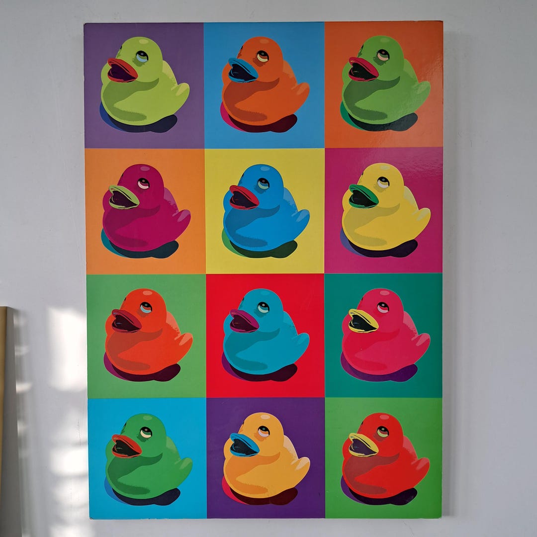 Pop Art Vintage IKEA KINSTA Ducks Wall Decoration From the 90s - Etsy