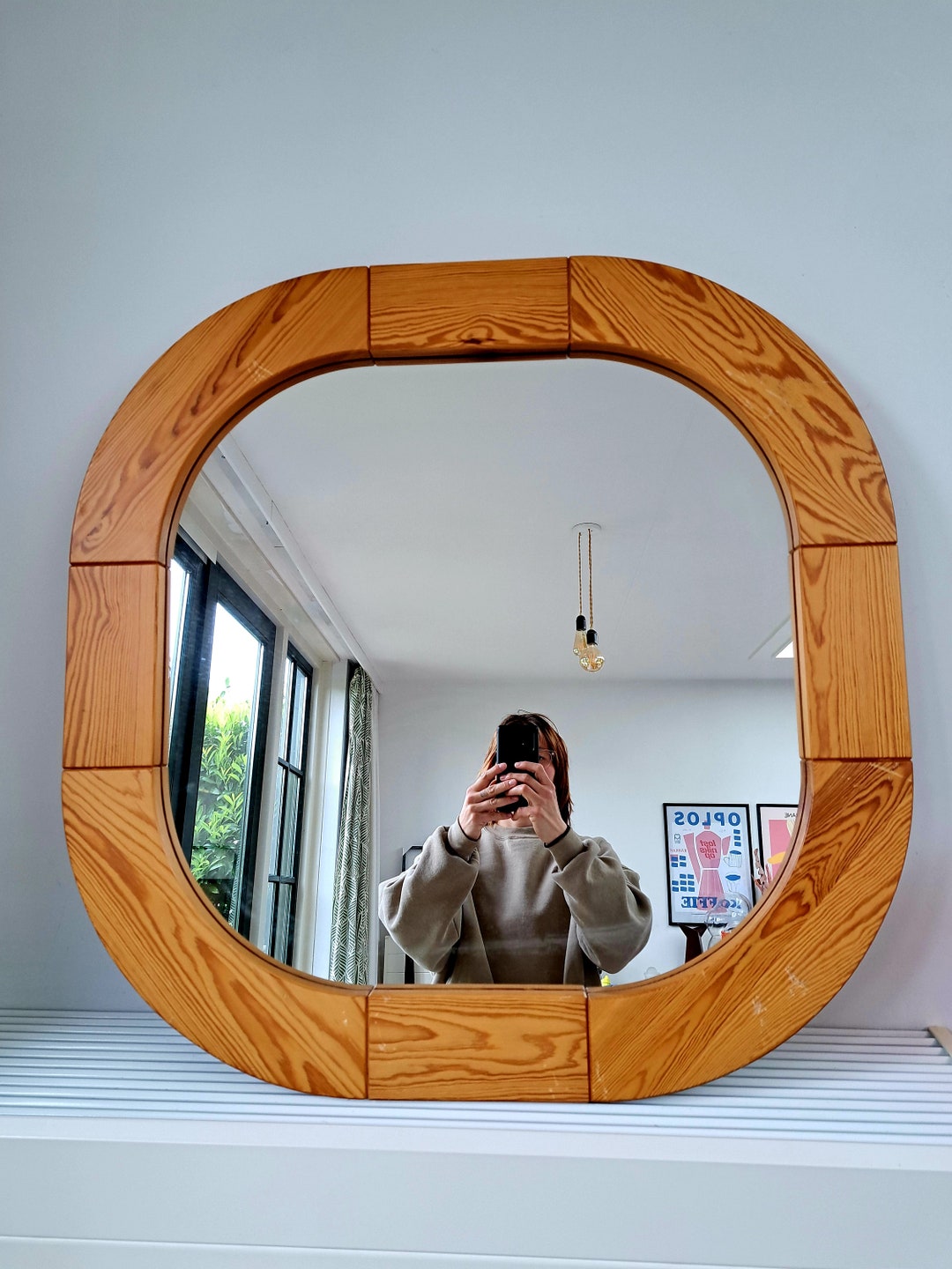 Rare IKEA FINJA Wooden Wall Mirror From the 70s - Etsy Australia