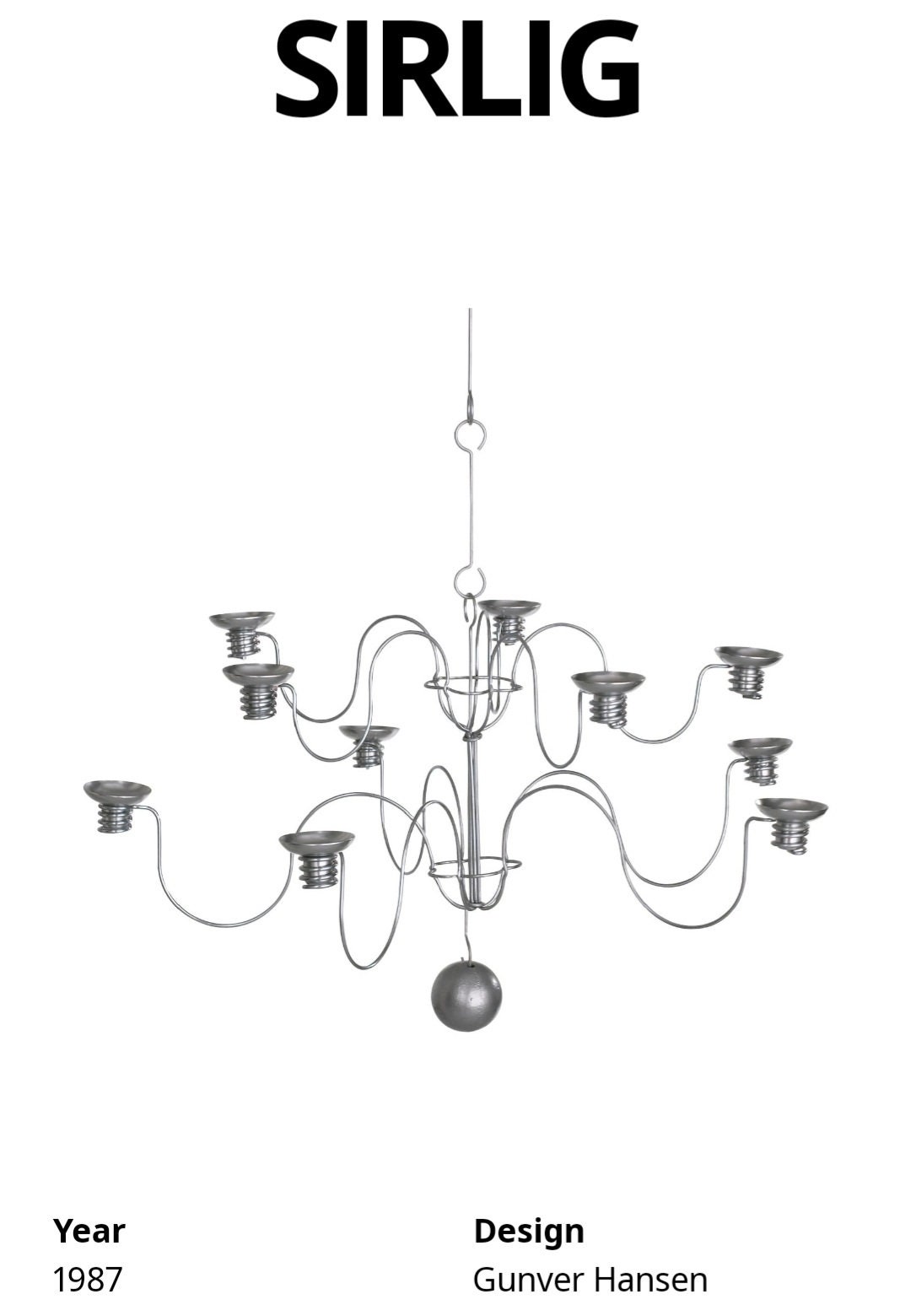 Ikea chandelier store