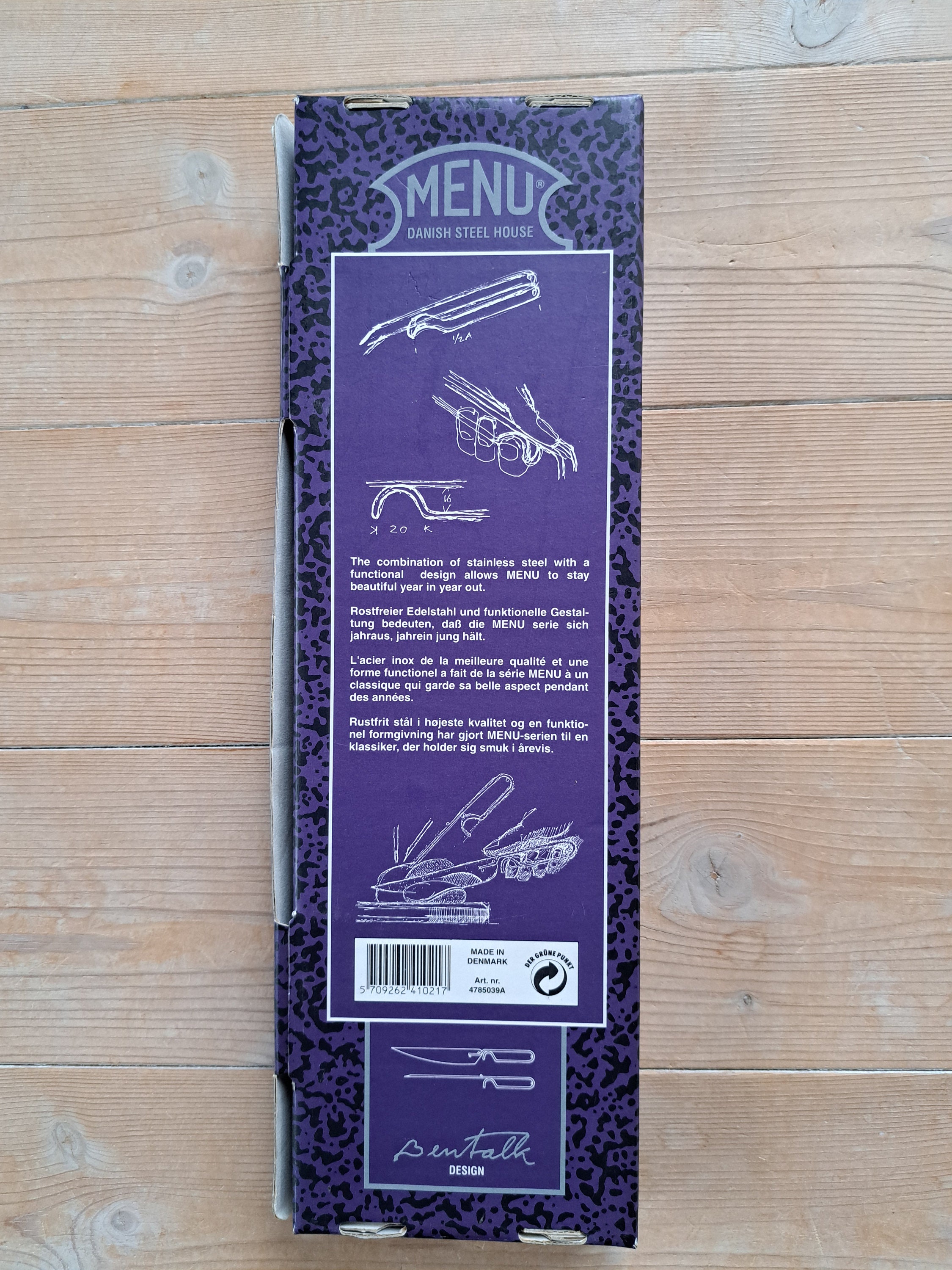 MENU Danish Steel House Carving Set Design by Bent Falk - Etsy