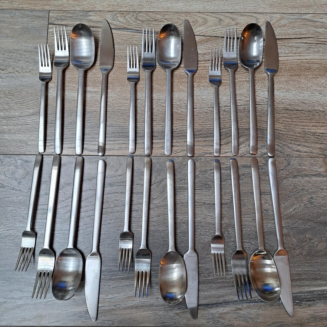 Vintage Modernist Style IKEA DATA 6 Person Cutlery Set From the 90s - Etsy