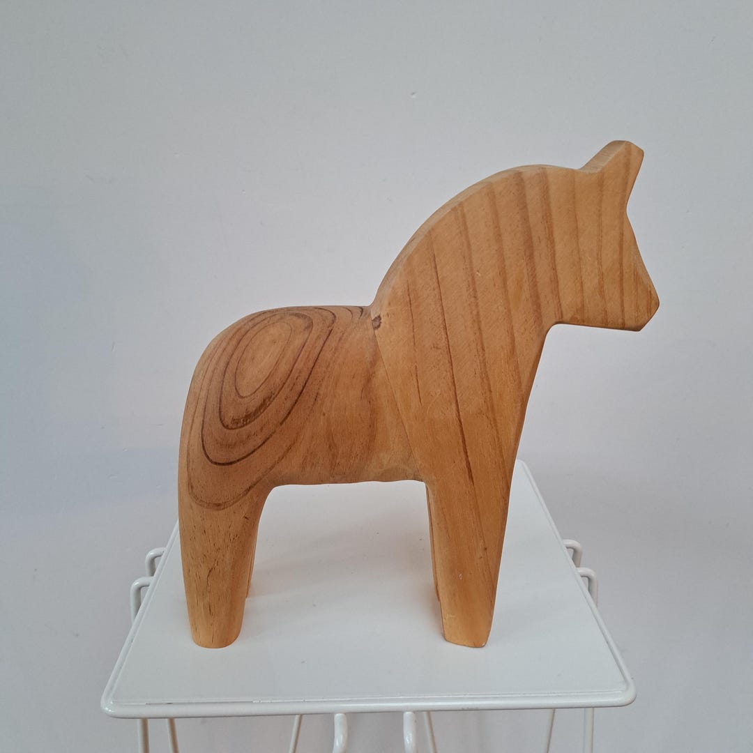 Vintage IKEA Wooden DALA Horse From the 80/90s - Etsy