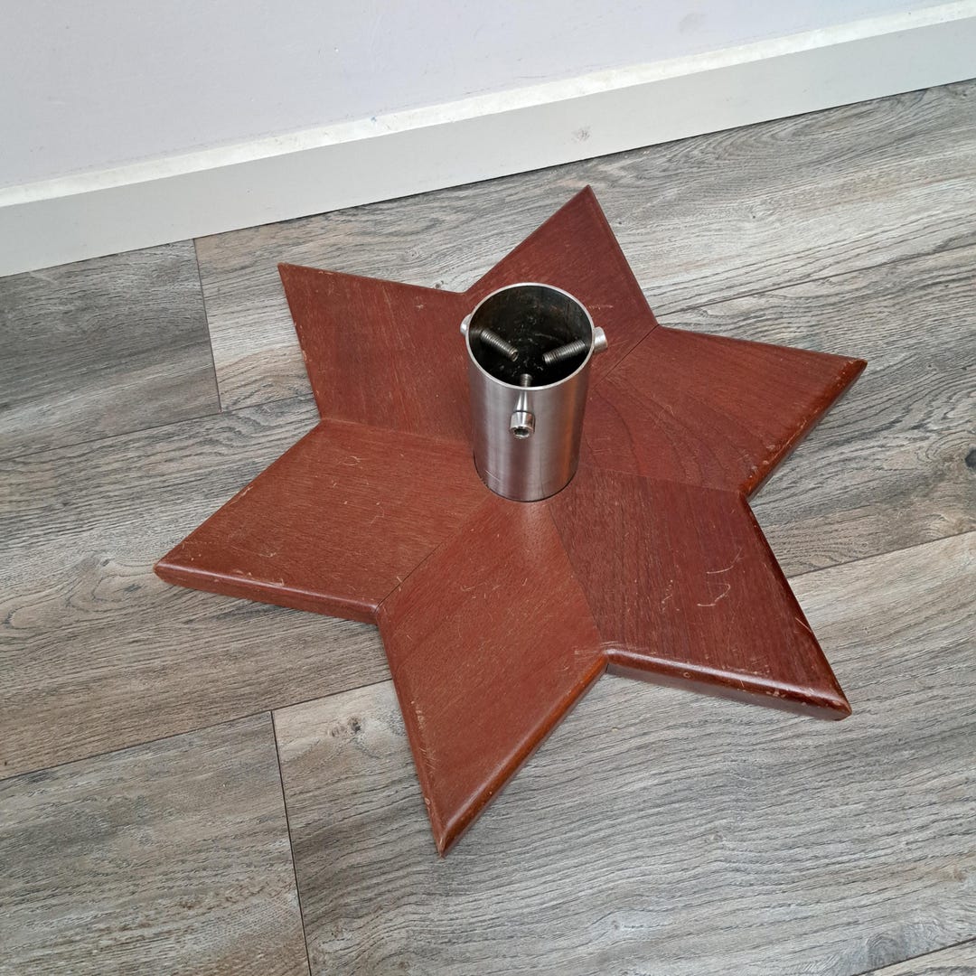 Vintage SCANDINAVIAN Design Wooden Christmas Tree Stand From the 80s - Etsy