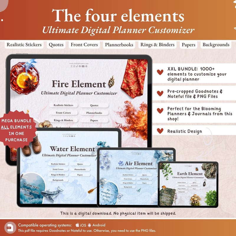Four Elements - Etsy