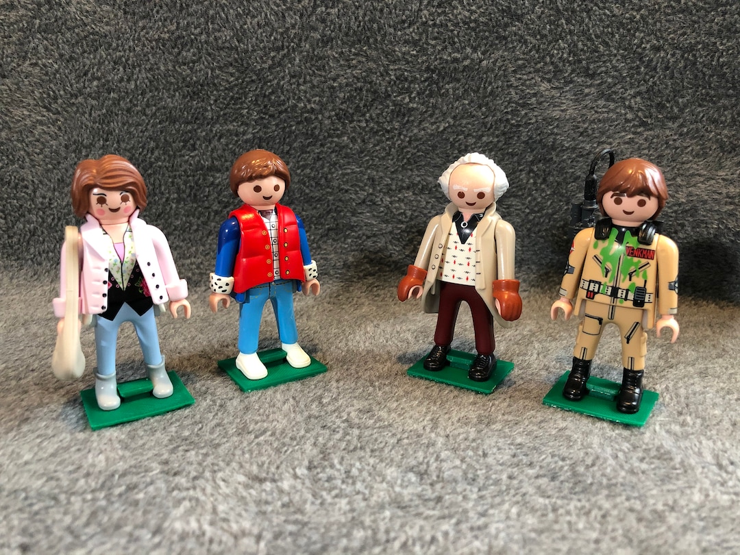 3D Printed Playmobil Stands (pack of 4) Compatible With Most Figures ...