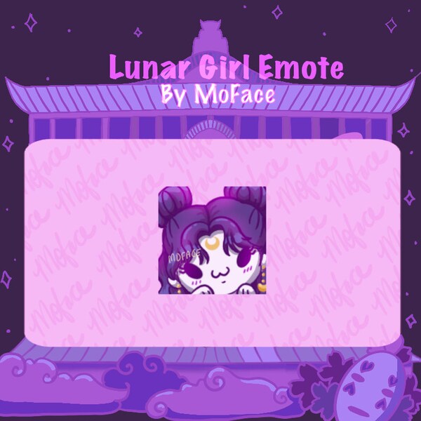Sailor Moon Luna Emotes - Etsy