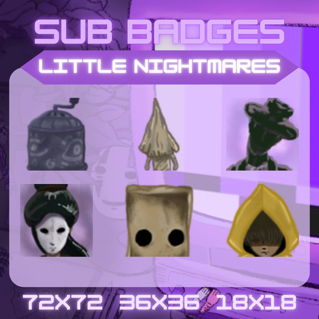 Nightmare Themed Sub Badges for Twitch/discord/streaming - Etsy