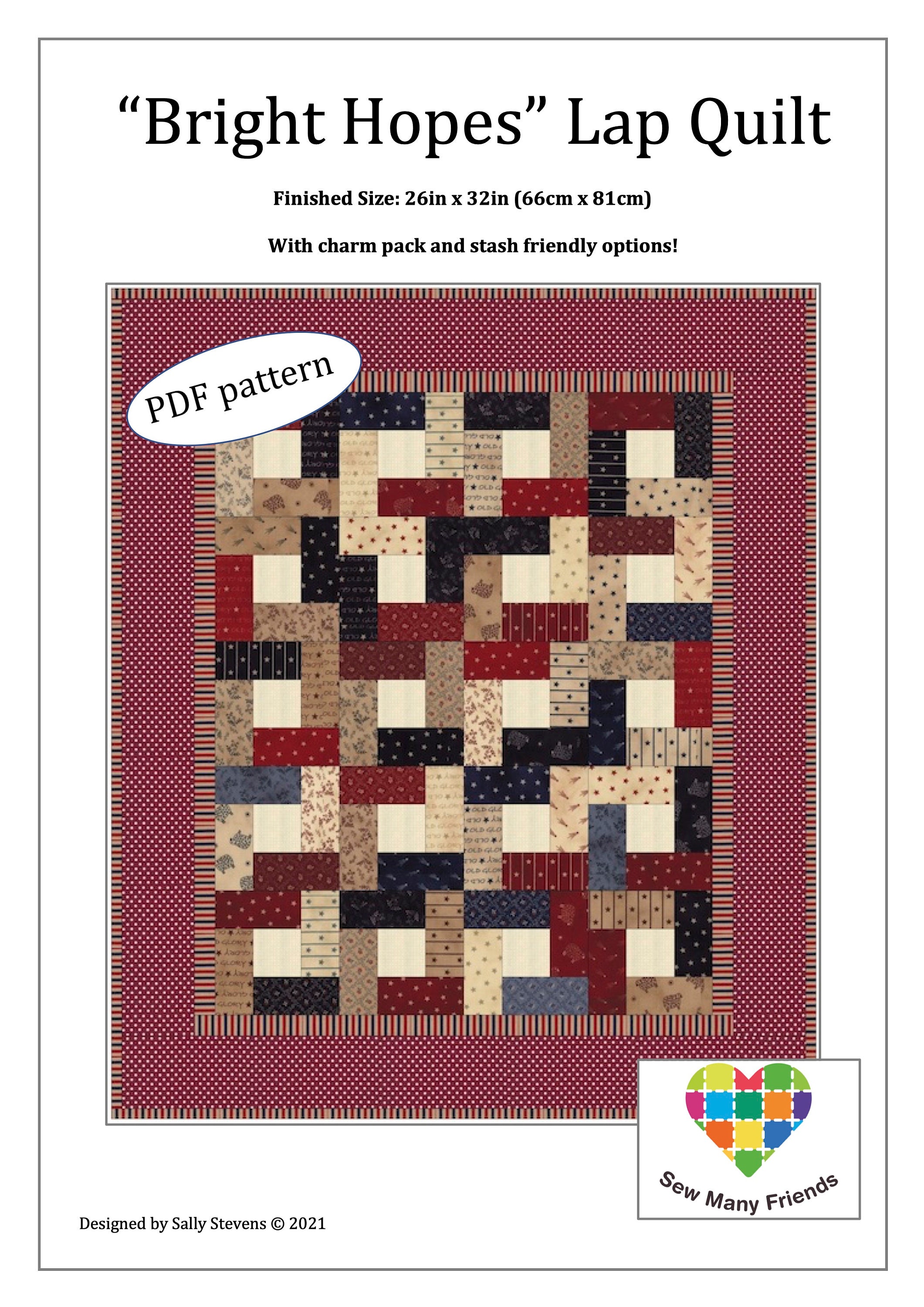 Bright Hopes Lap Quilt Pattern - Etsy