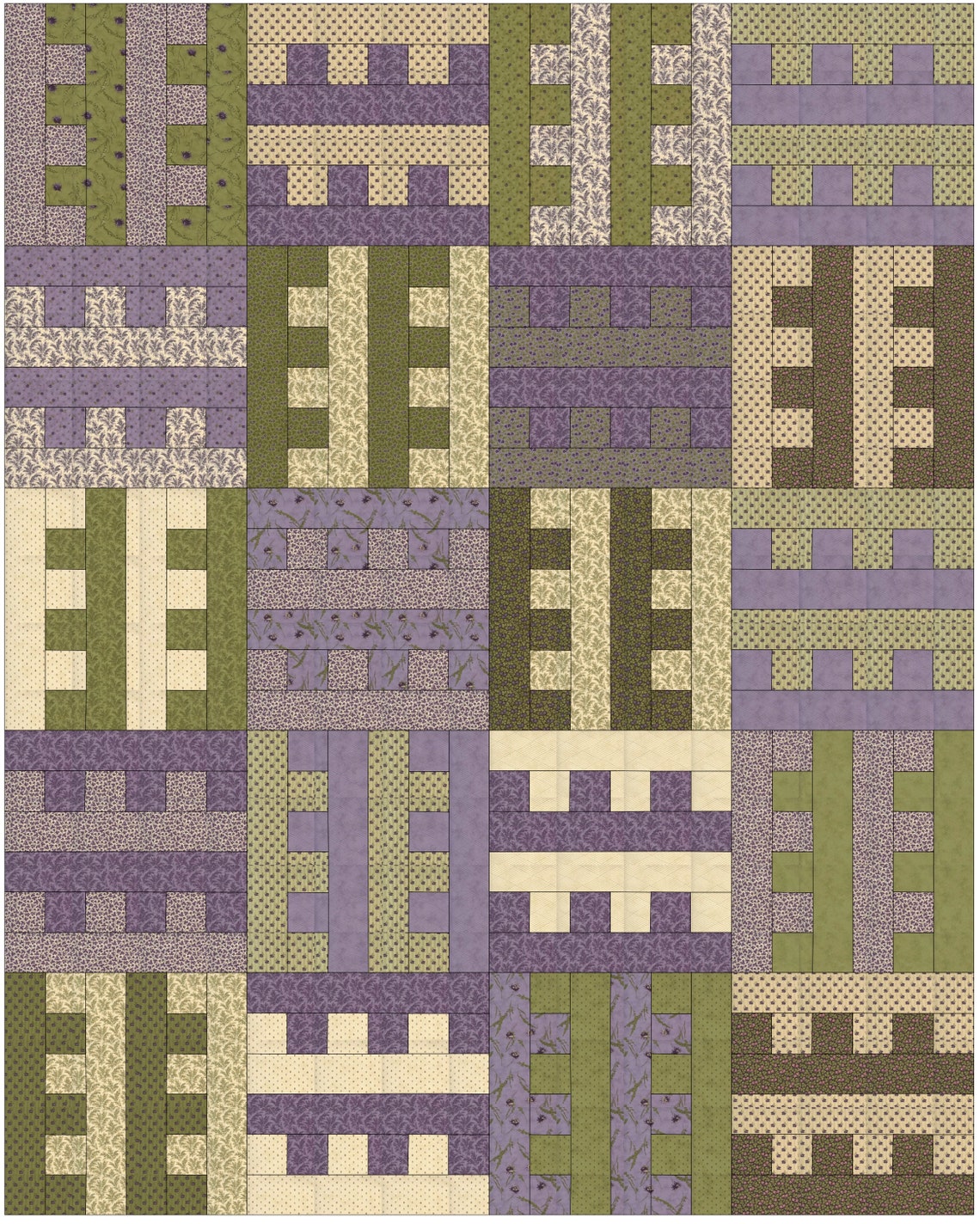 Castellations Quilt Pattern - Etsy