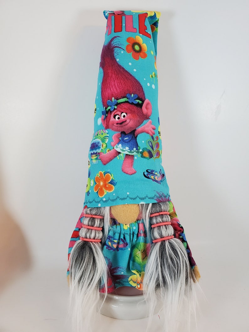 Poppy Troll Gnomes, Show Me a Smile Boy or Girl With Braids & Skirt ...