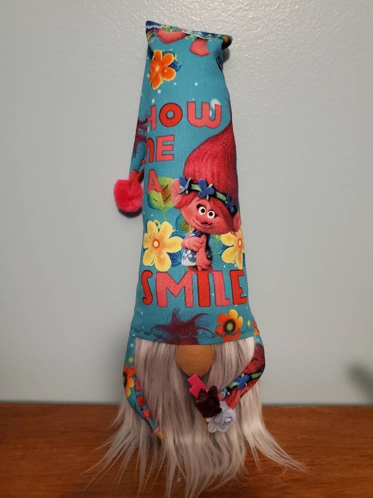New Troll Gnomes Show Me a Smile Boy Girl With Braids & - Etsy