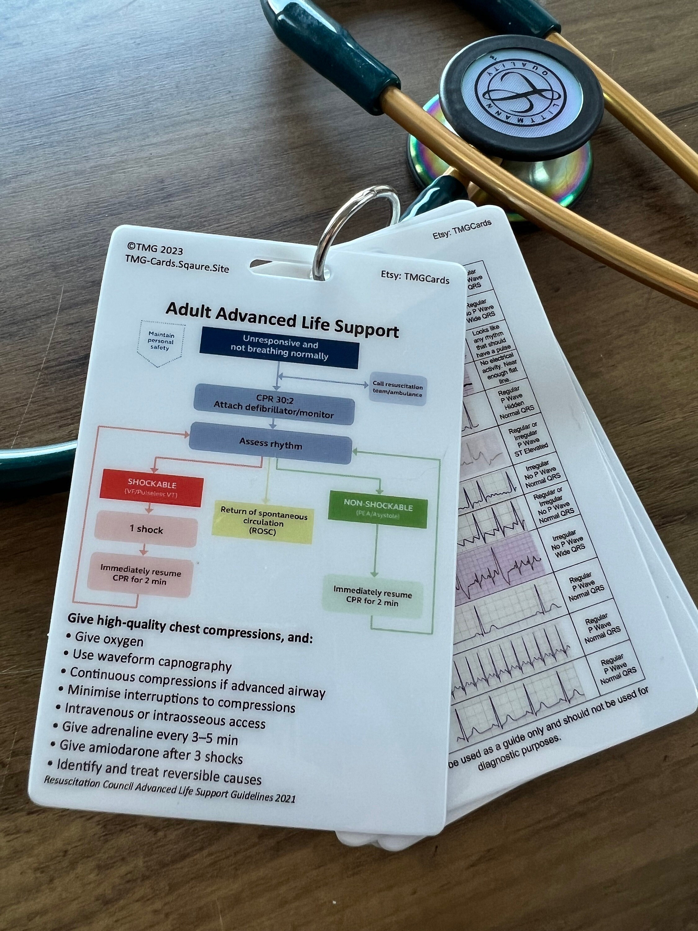 Advanced Life Support ALS Healthcare Nursing Medical - Etsy UK