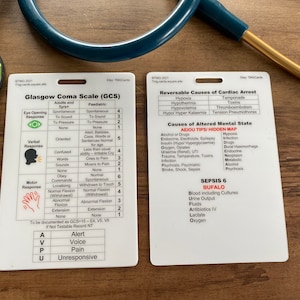 GCS Sepsis 6 Causes of Altered Mental State Reversible - Etsy