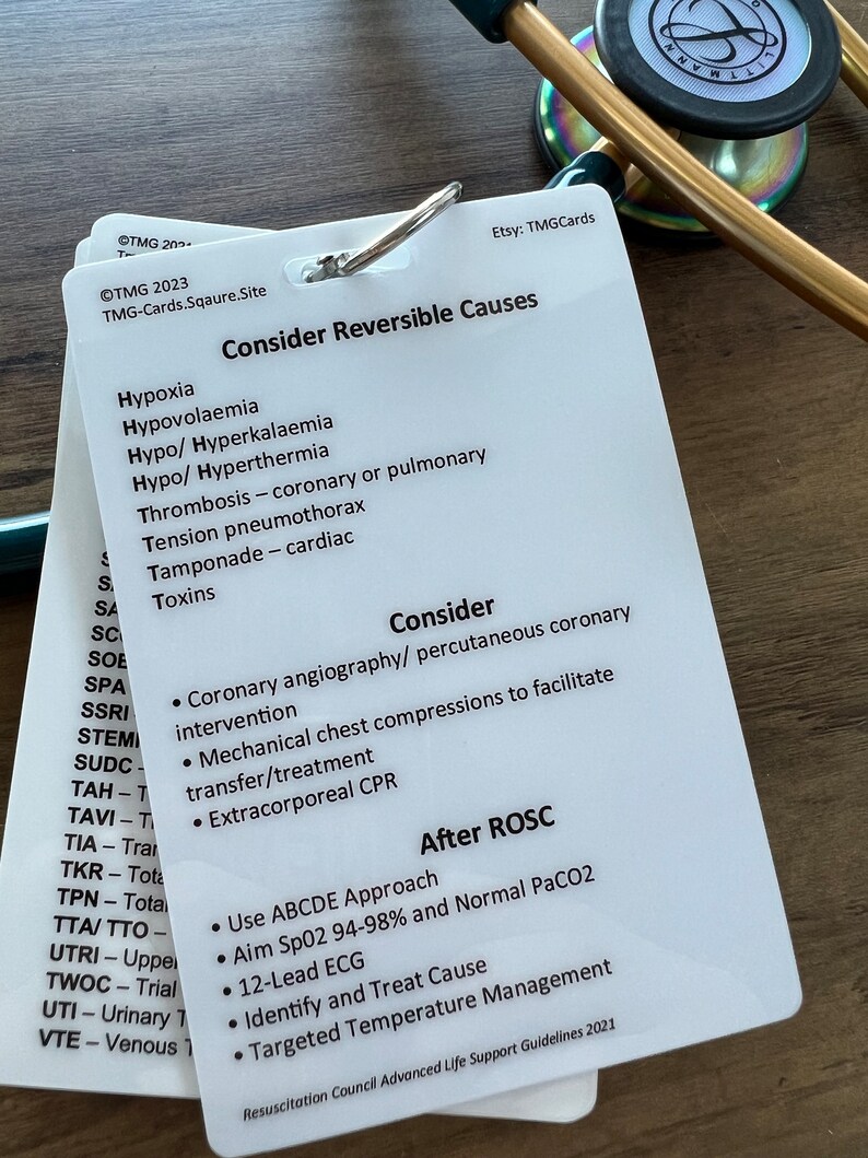 Advanced Life Support ALS Healthcare Nursing Medical - Etsy