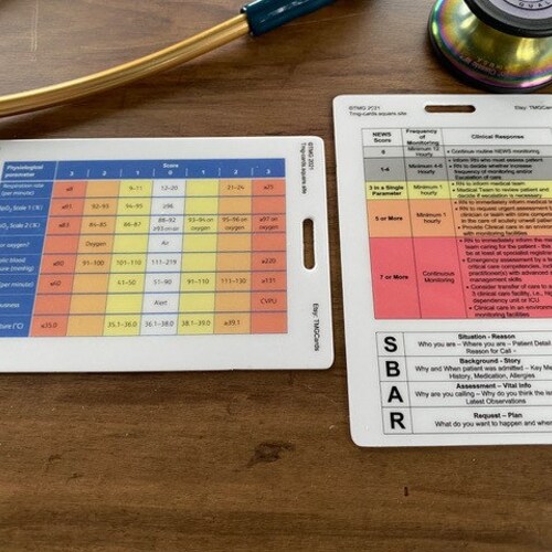 ECG Healthcare Nursing Medical Pocket Card - Etsy