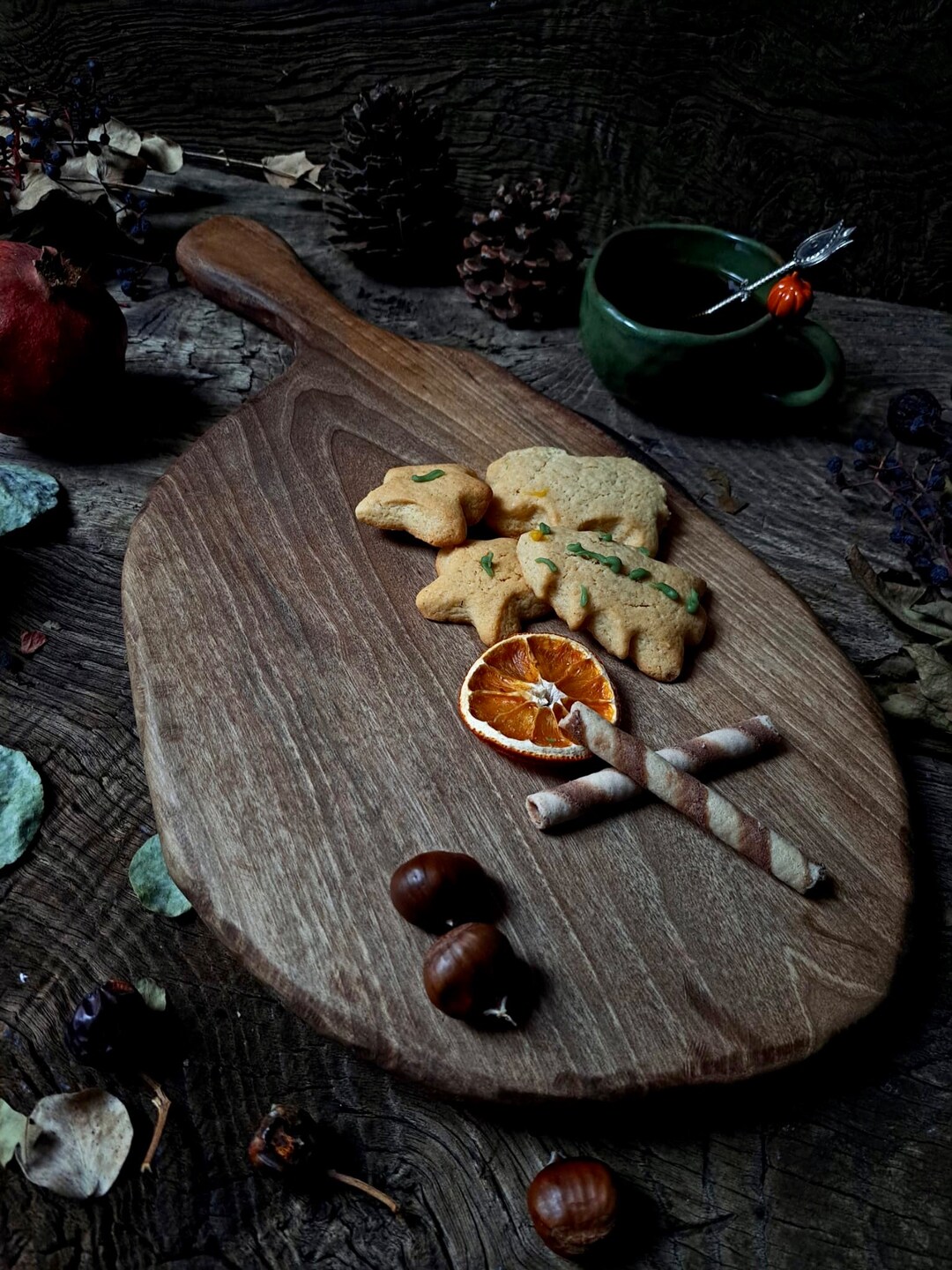 Walnut Wood Chopping Board Platter Cutting Board Home Gift Charcuterie ...