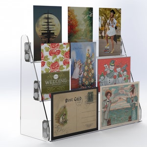 Acrylic Collector Card Display Stand Rack Shelf Fit Ikea - Etsy