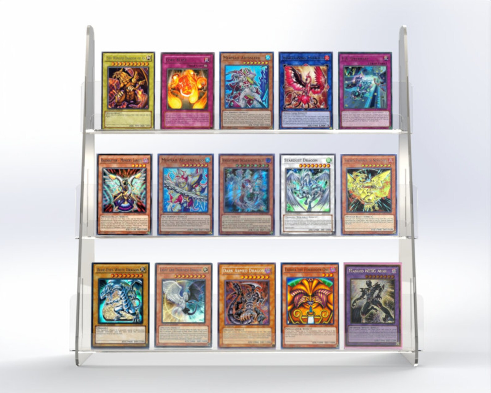 Acrylic Collector Card Display Stand Rack Shelf Fit Ikea Detolf and ...