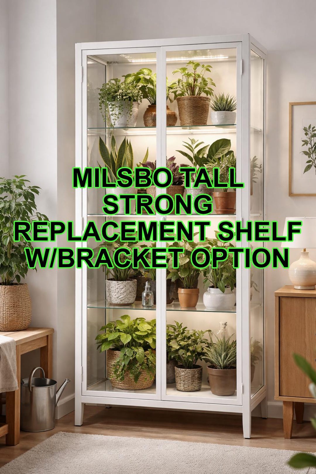 STRONG MILSBO TALL Acrylic Replacement Shelf 26"x13.25"x1/4" Thick - Etsy