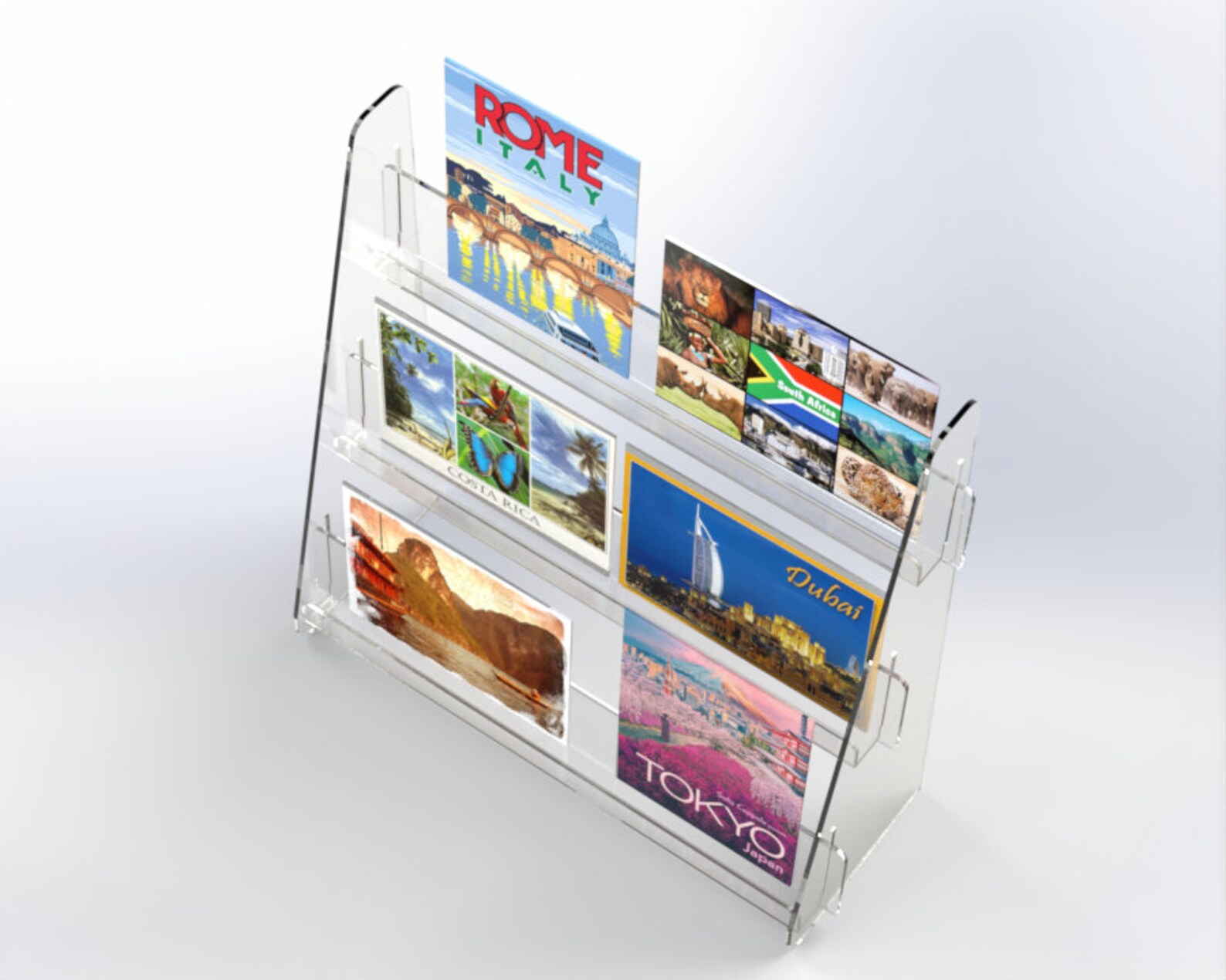 Acrylic Collector Card Display Stand Rack Shelf Fit Ikea Detolf and ...