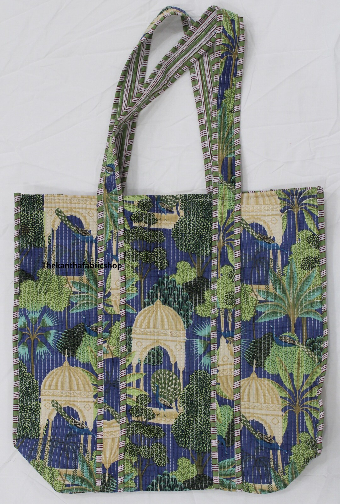 Indian Quilted Farida Tote Bag Shoulder Bag Indian Handmade - Etsy