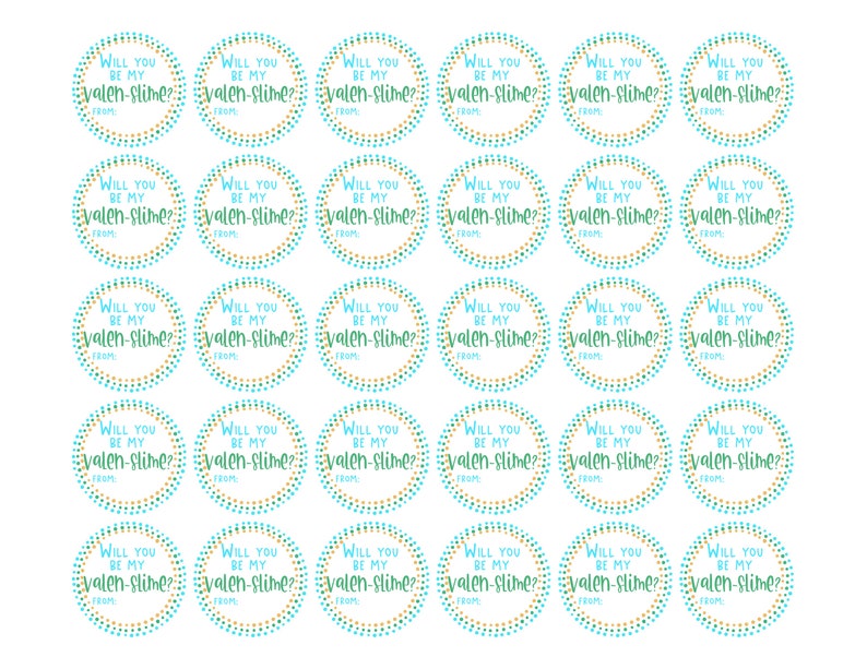 Valentine’s Printable | Will You Be My Valen-slime? | Digital Download ...