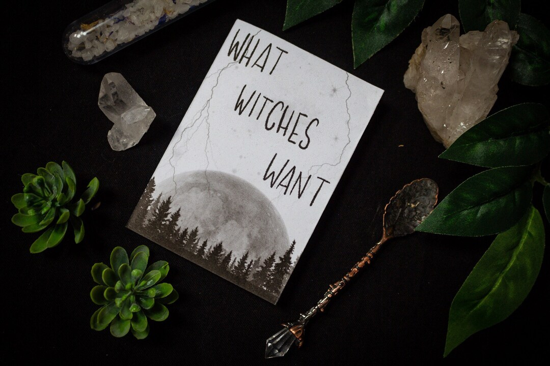 What Witches Want - Flash Mini Zine - A7 Witch Occult Ritual Pentagram ...
