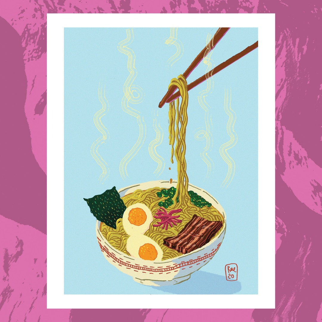 RAMEN Print - Etsy
