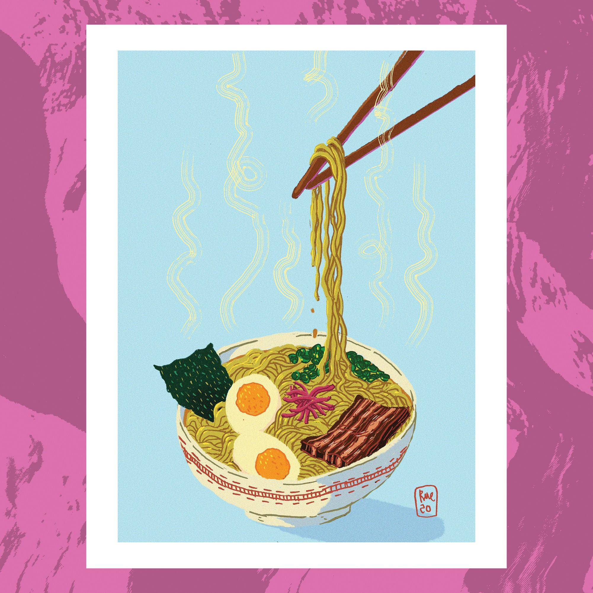 RAMEN Print - Etsy