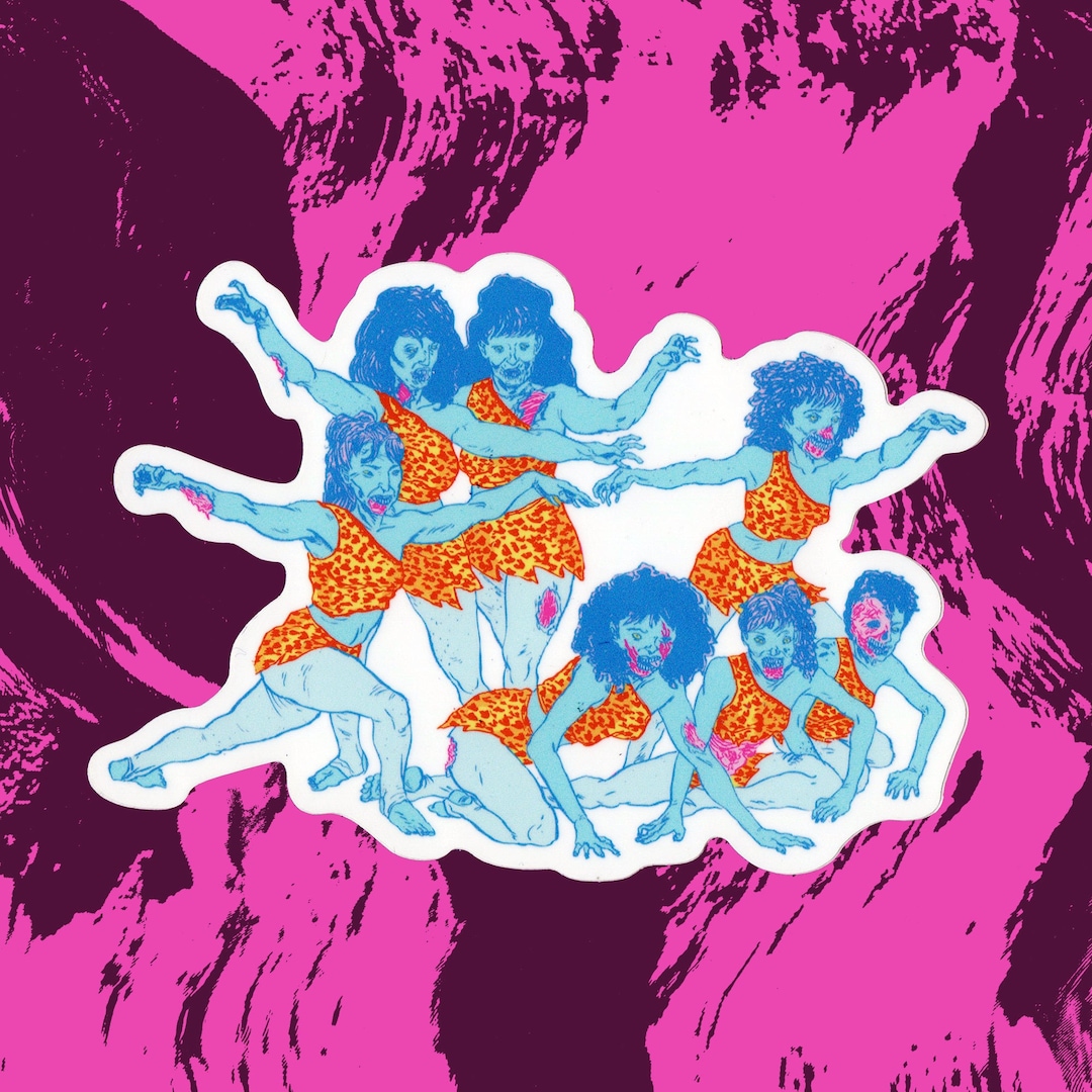 ZOMBIE BURLESQUE Sticker - Etsy