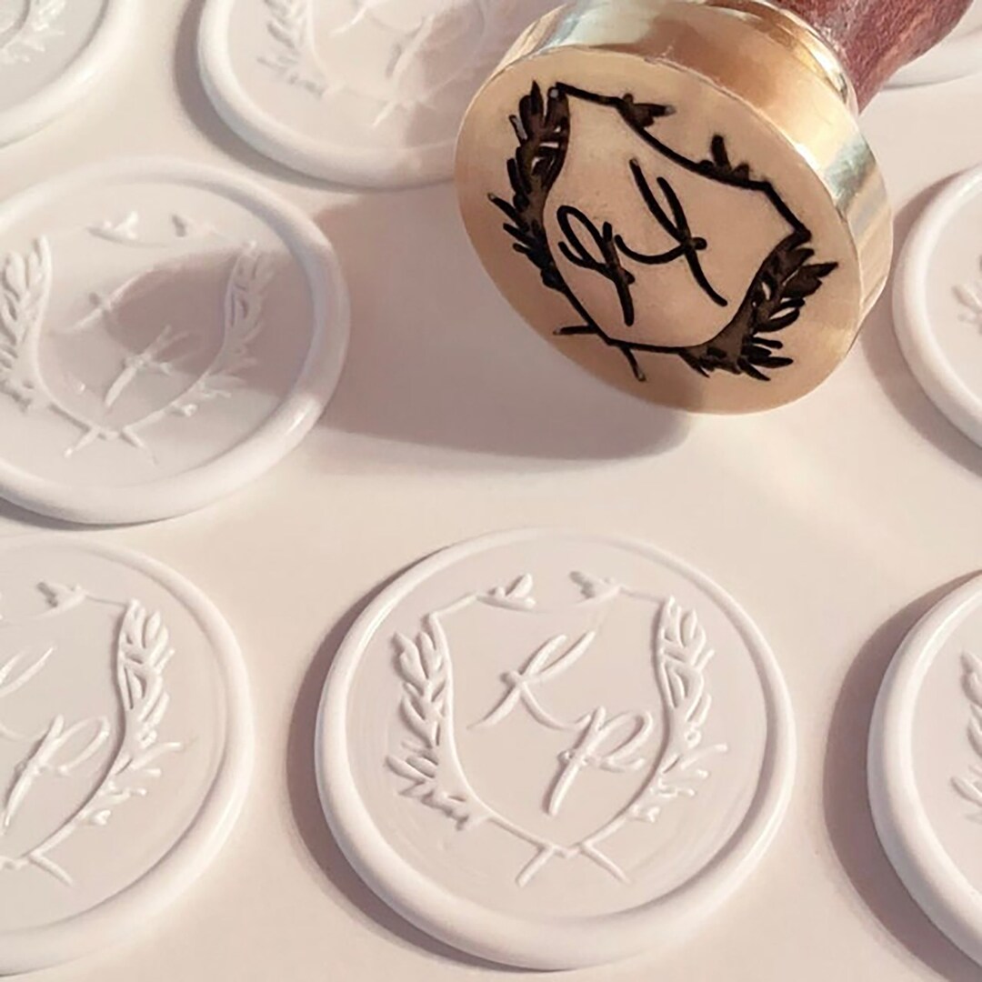 Individual Seal With Your Own Logo 25 Mm, Personalized Seal Stamp ...