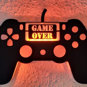 RGB Game Controller Customized Name Game Tag Social Names Acrylic Mural ...