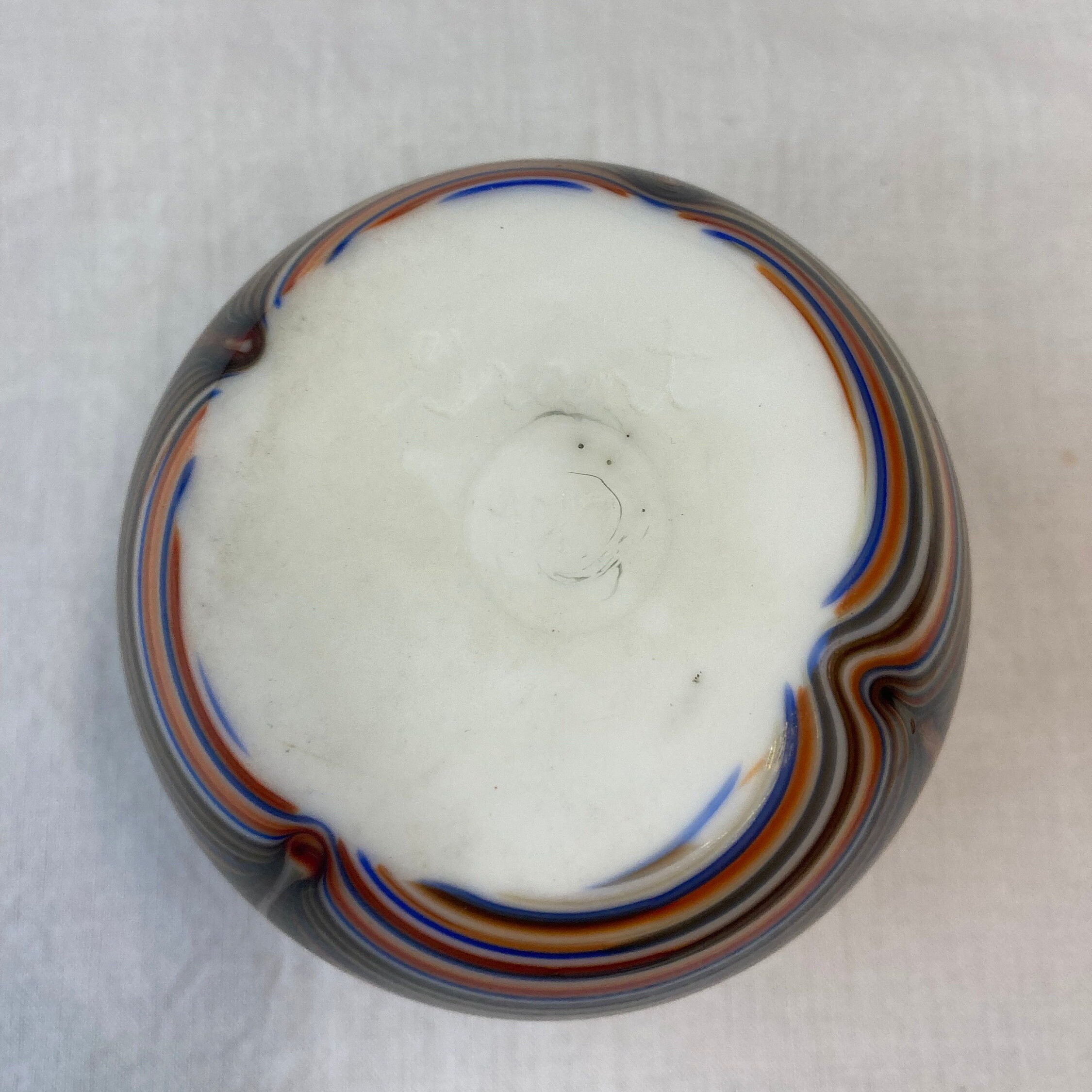 Vintage Signed Grant Rudolph Studio Art Paperweight Swirl - Etsy