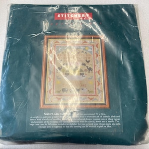 Stitchery Tapestry Kit | Noah's Ark Sampler - Etsy