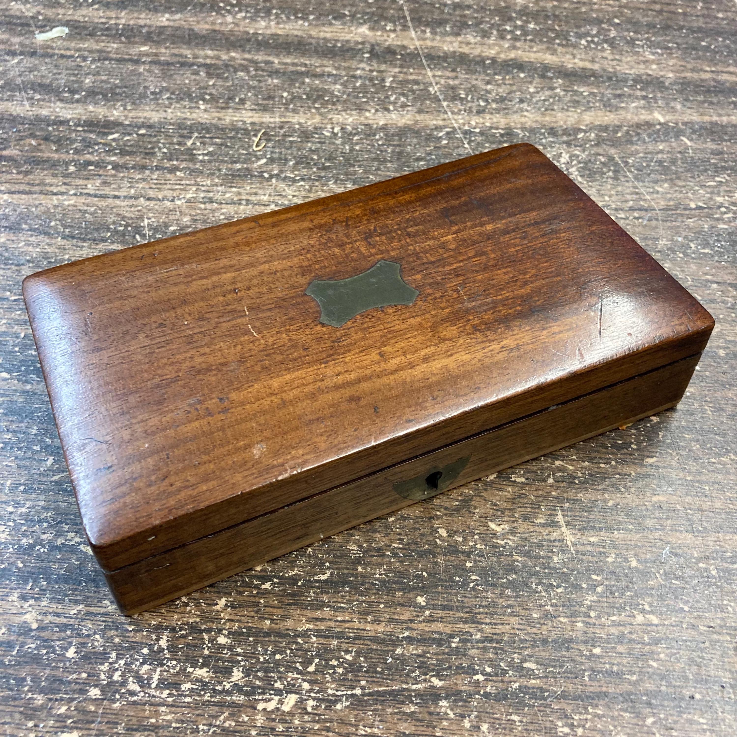 Antique Wooden Drafting Box With Compass Set French 19th Century - Etsy