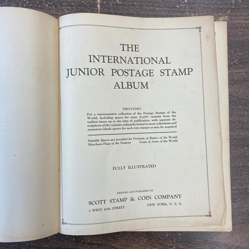 The International Postage Stamp Album Junior Edition Scott Stamp and ...