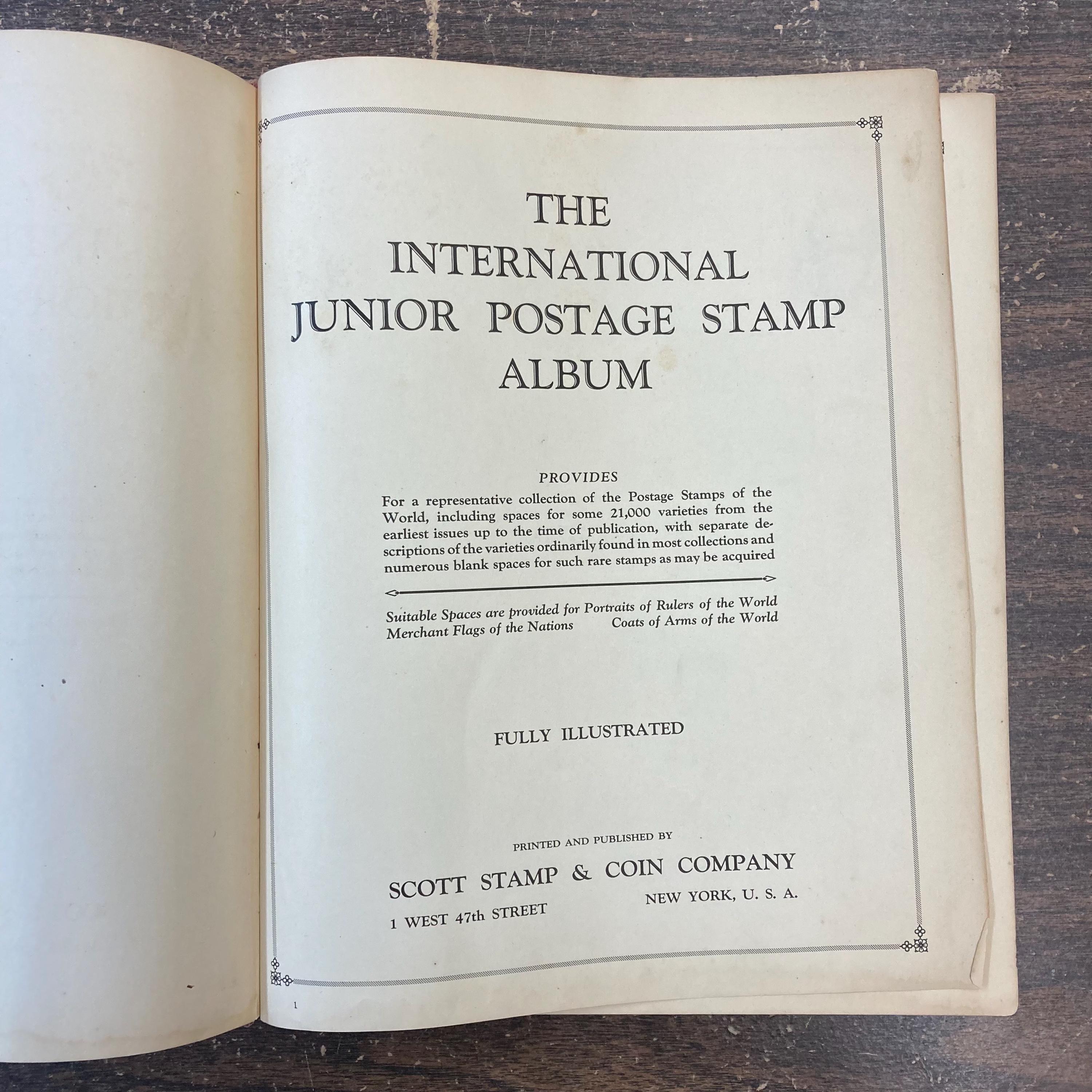 The International Postage Stamp Album Junior Edition Scott Stamp and ...