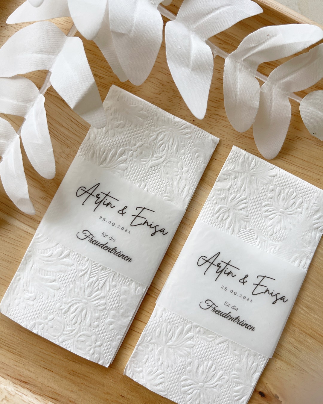 Tears of Joy Handkerchiefs Personalized With Pattern Embossing ...
