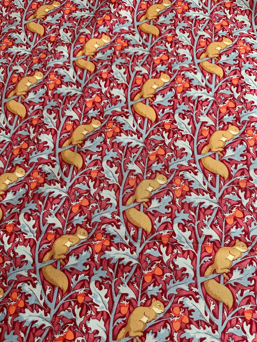 Tilda Hibernation Fabric-squirrel Dream Hibiscus-bty/bthy - Etsy