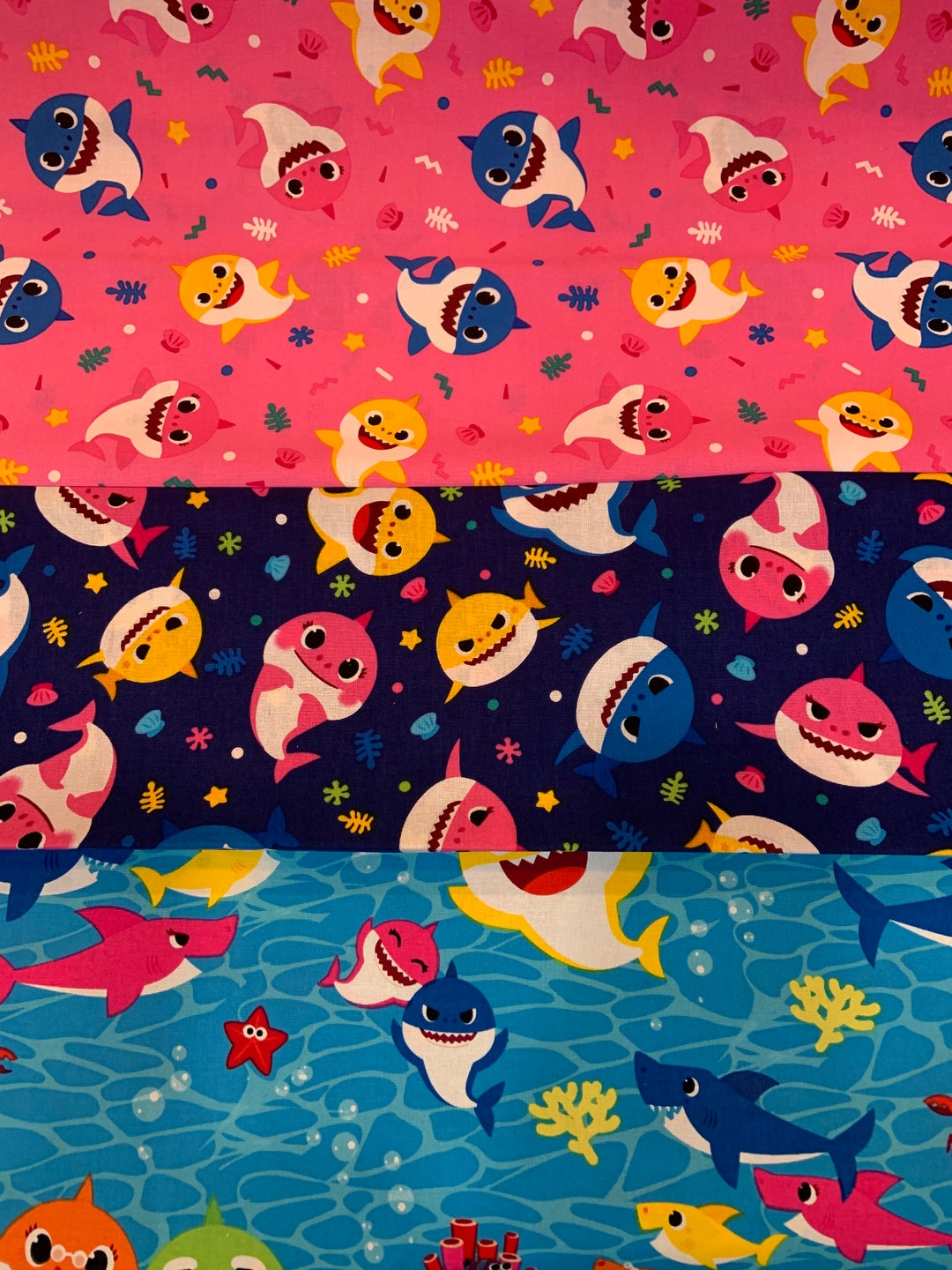 Baby Shark Fabric - Etsy