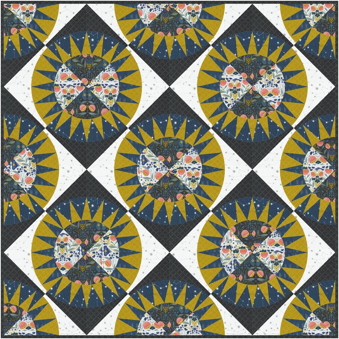 Sun Rise, Sun Down Quilt Pattern by Gingiber - Etsy