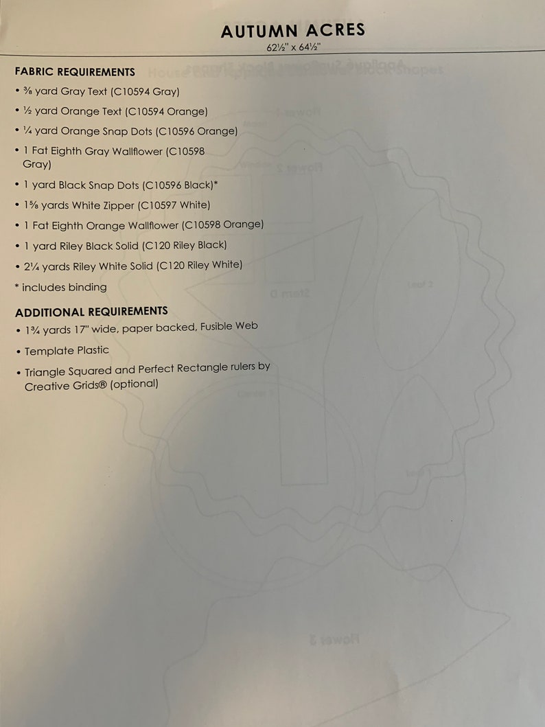 Autumn Acres Quilt Pattern by J. Wecker Frisch for Riley Blake | Etsy