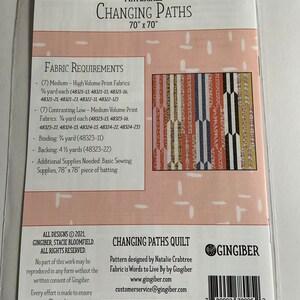 Changing Paths Quilt Pattern-gingiber - Etsy